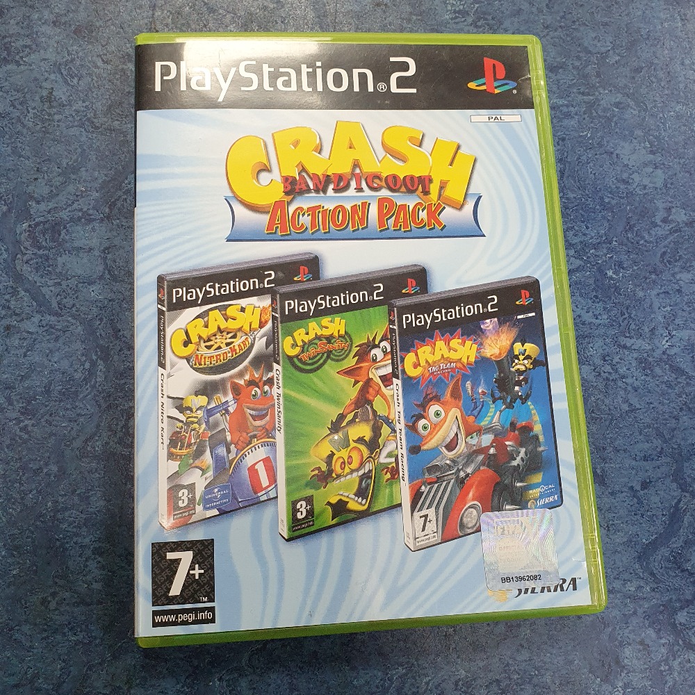 Playstaion 2 PS2 Game Crash Bandicoot Action Pack - Own4Less